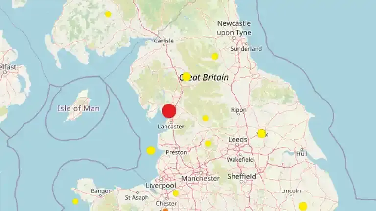 England earthquake of 3.3 magnitude rattles